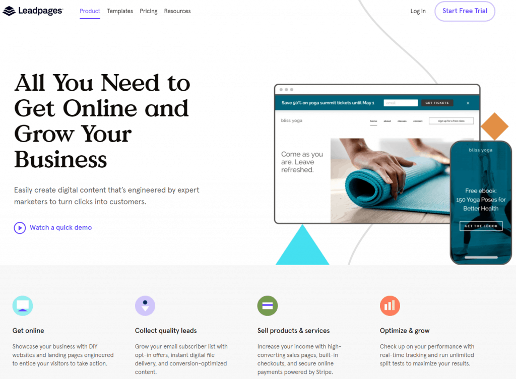 Leadpages Review - The Complete Guide To Grow Your Business